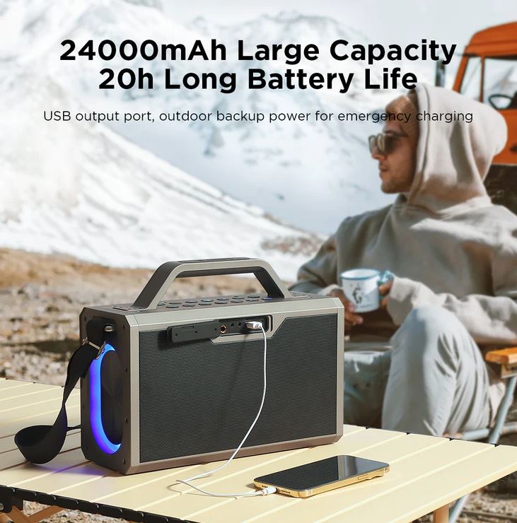 Loa không dây Bluetooth Joyroom MW03 150W Wireless Speaker (kèm mic hát)